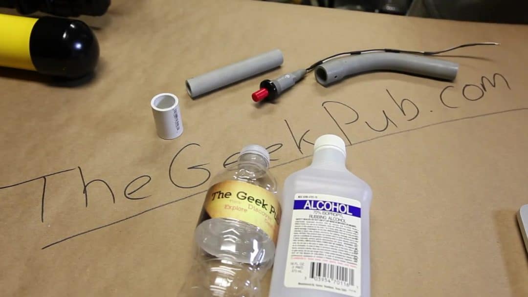 How to make an Alcohol Powered Bottle Rocket - The Geek Pub