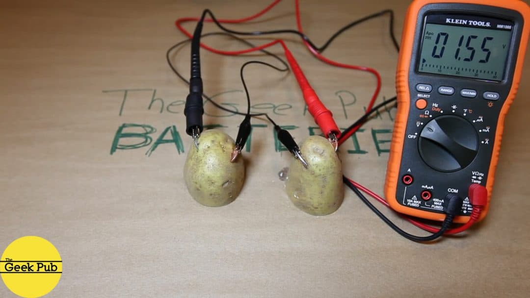 How to make a Potato Battery - The Geek Pub