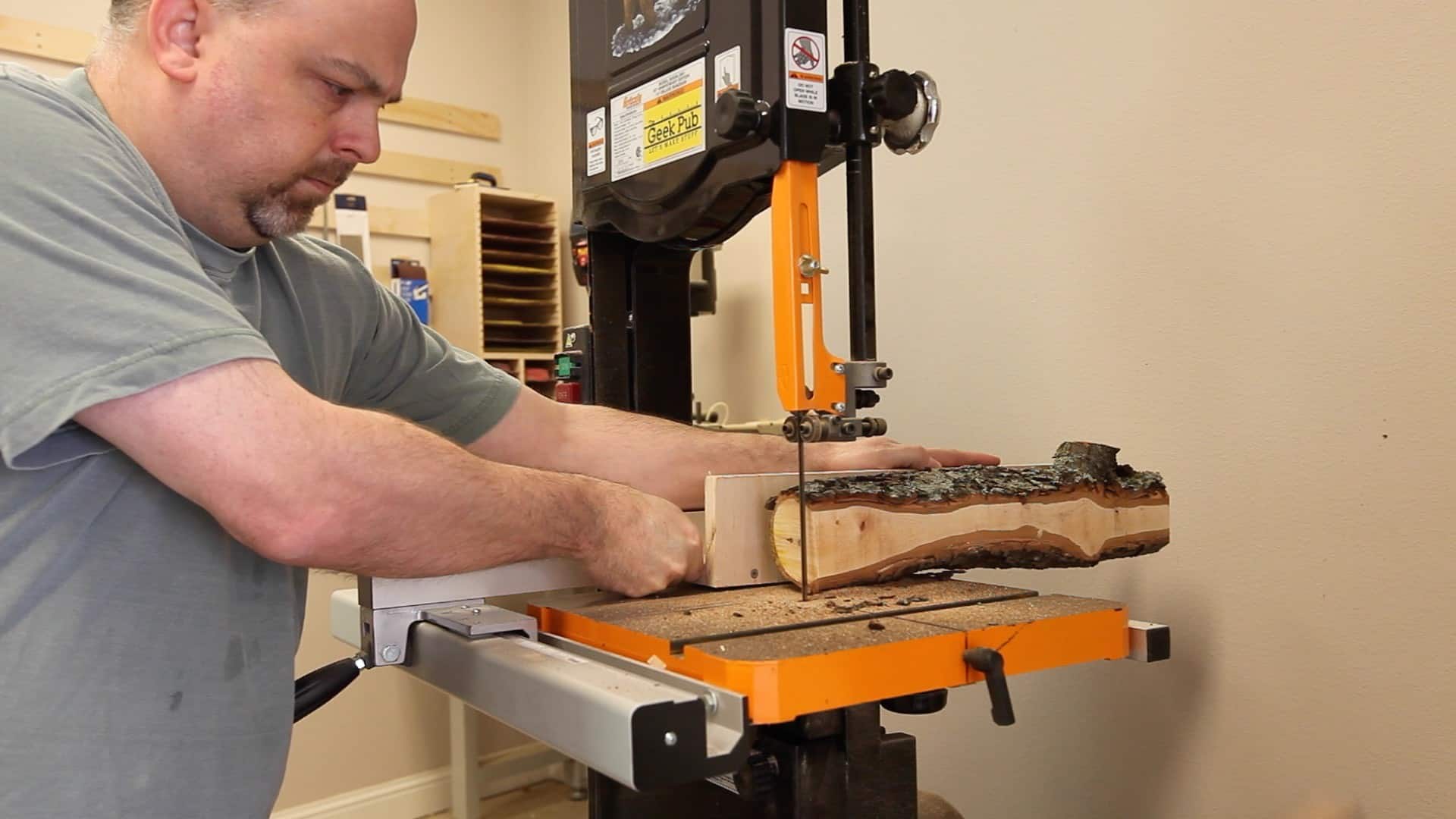 Coasters and Cheese Tray from a Tree Branch - The Geek Pub
