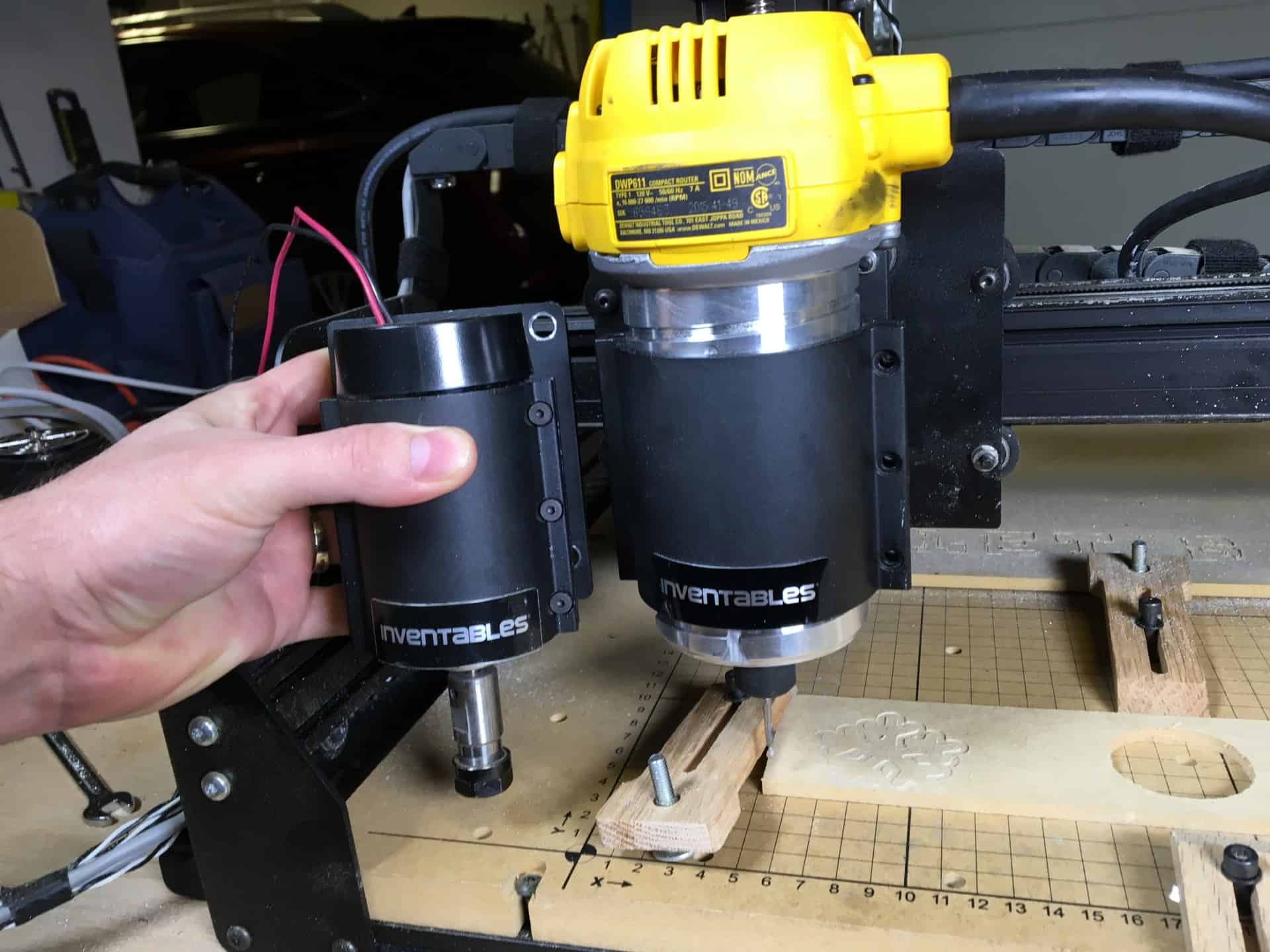 Upgrading the X-Carve to the DeWalt 611 (DWP611) - The Geek Pub