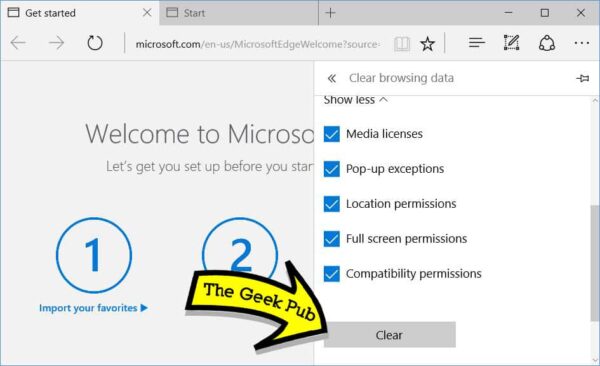 How to Reset Microsoft Edge in Windows 10 - The Geek Pub