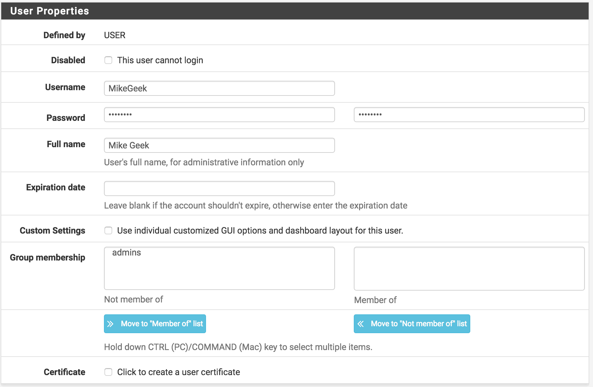 pfSense Road Warrior IPSec Config That Works - The Geek Pub