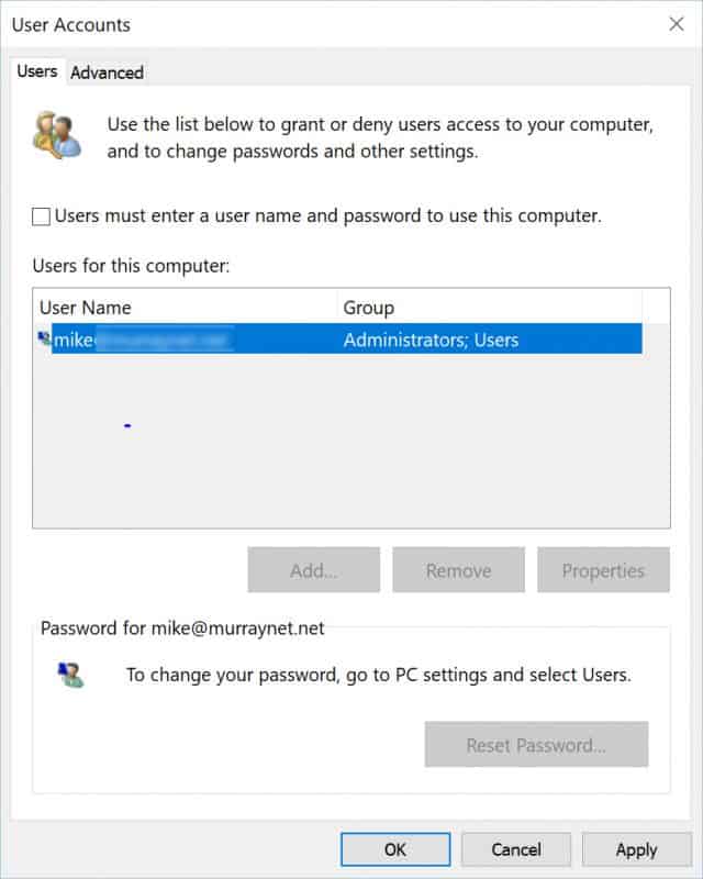 How to set Windows 10 to Auto-Login - The Geek Pub
