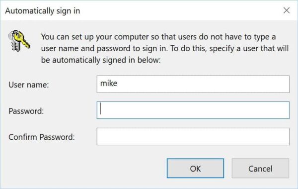 How to set Windows 10 to Auto-Login - The Geek Pub