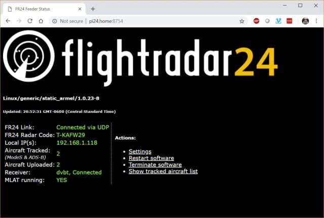 ADS-B Using a Raspberry Pi Flightradar24 - The Geek Pub