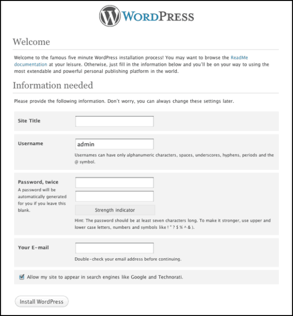 Setting up Wordpress on a Raspberry Pi - The Geek Pub