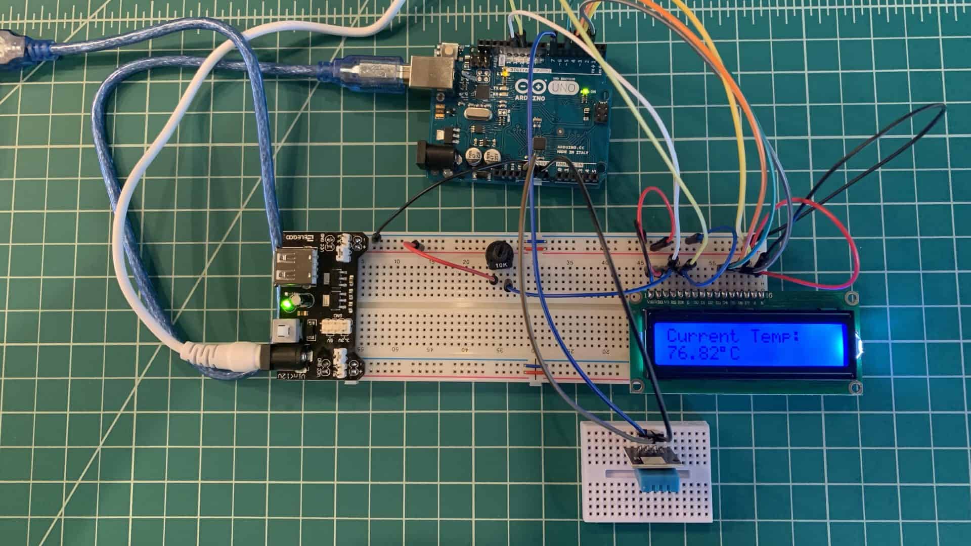 Using Arduino Temperature Sensors DHT11 and DHT22 - The Geek Pub