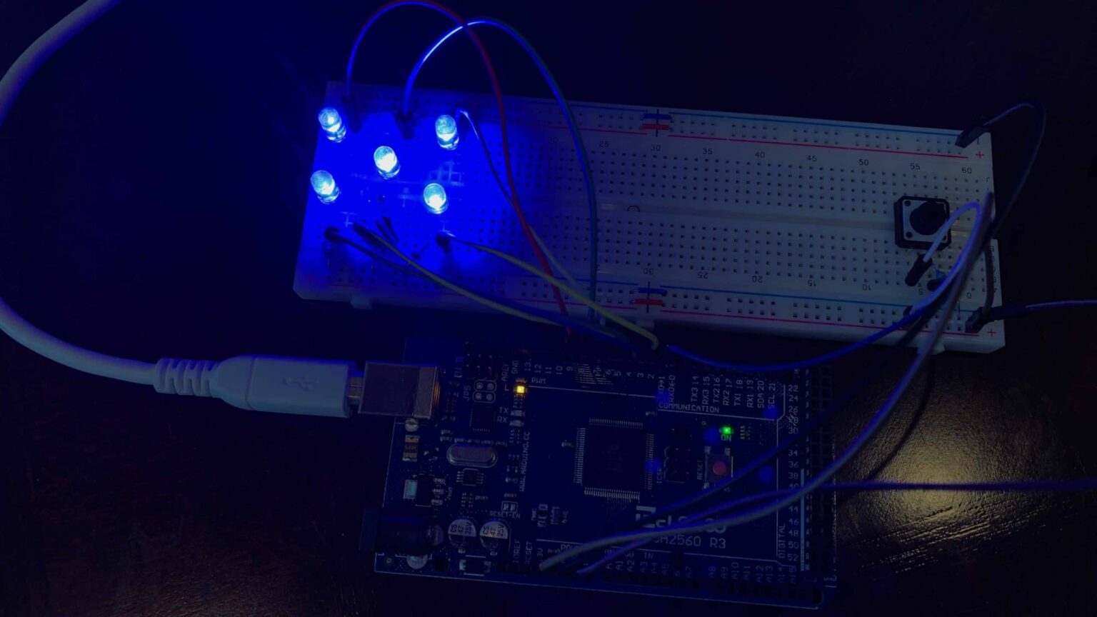 Easy Arduino Dice Circuit - The Geek Pub
