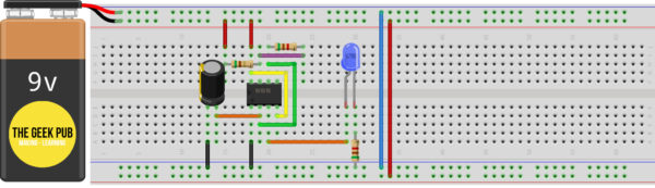 Using a 555 Timer in Astable Mode - The Geek Pub