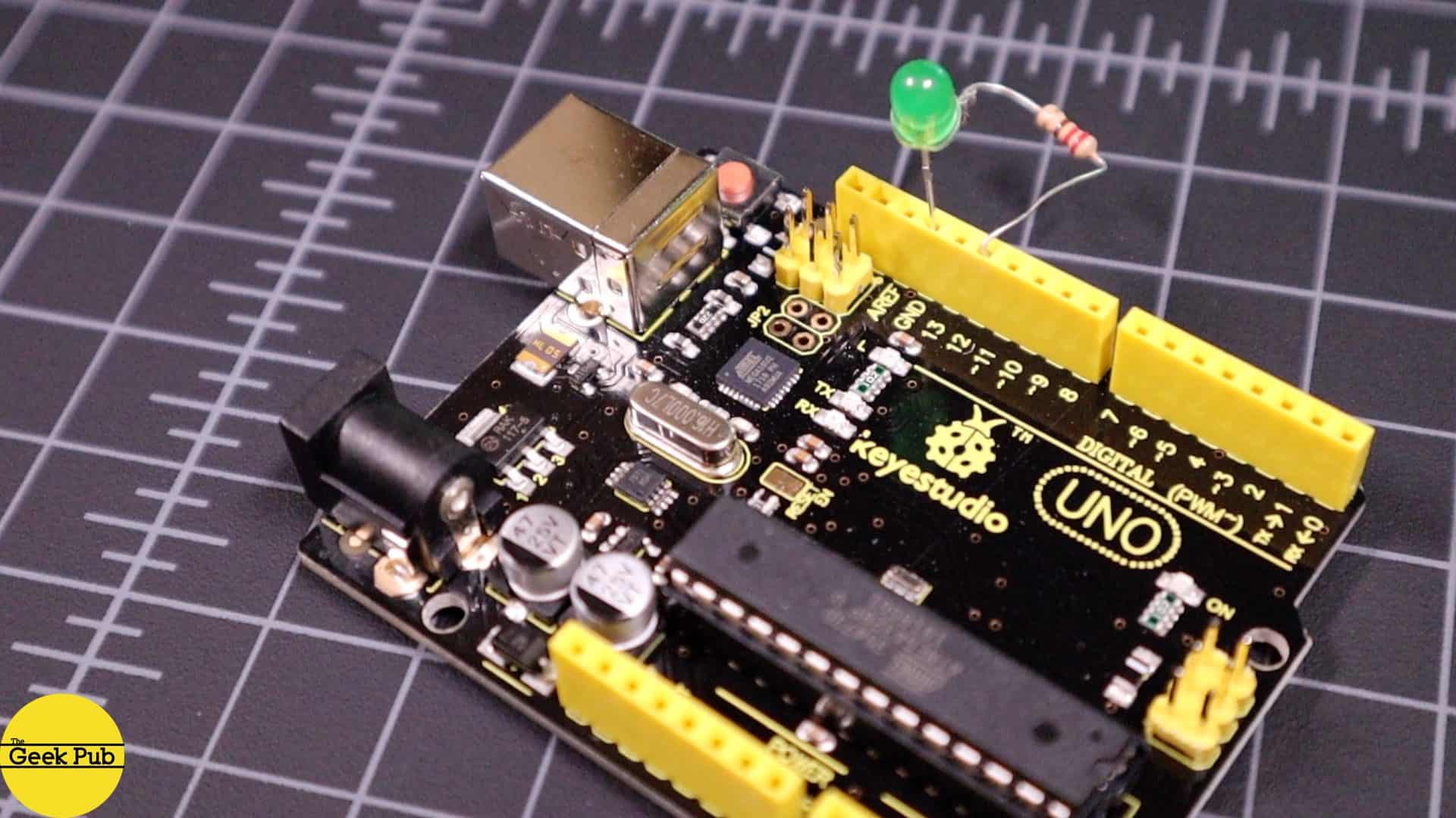 Arduino: Blinking an LED - The Geek Pub