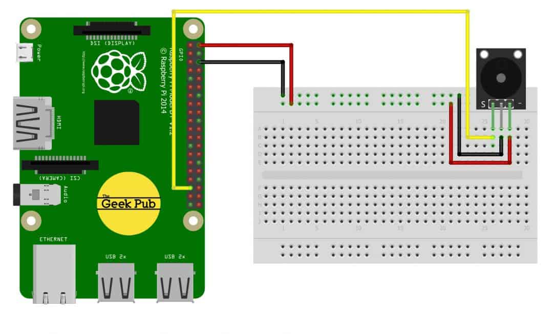 Sensor Wiki: KY-006 Passive Piezo-Buzzer Module - The Geek Pub