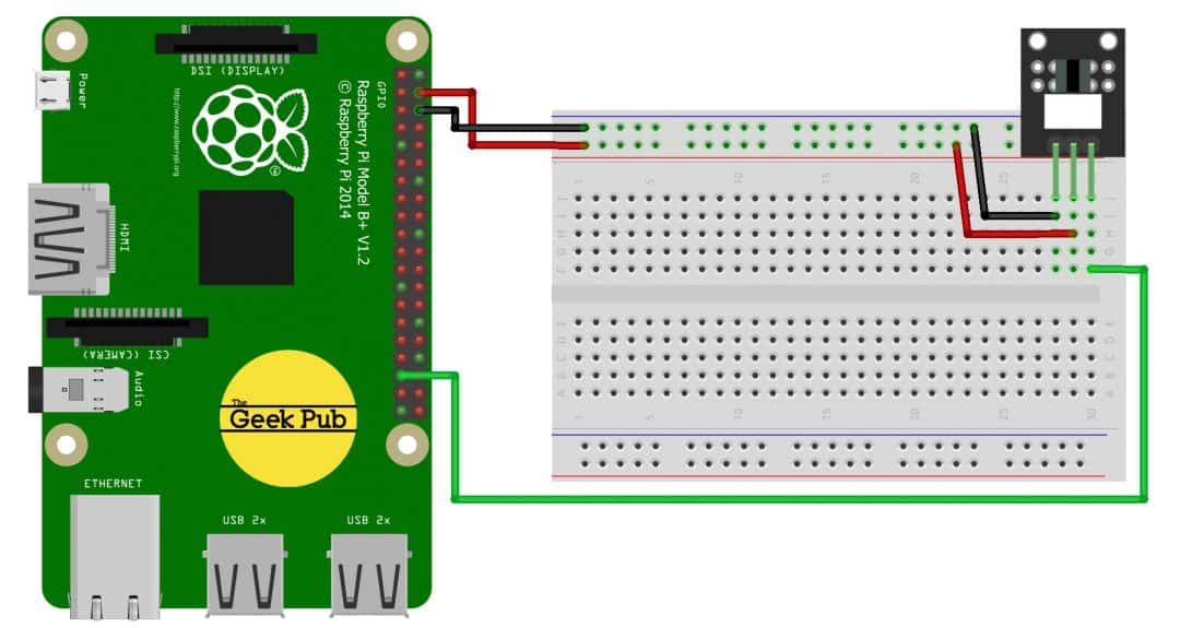 Sensor Wiki: KY-010 Light Barrier Module - The Geek Pub