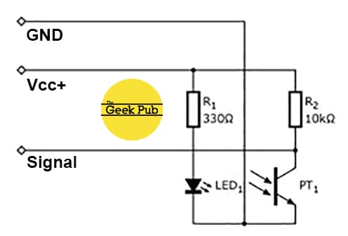 Sensor Wiki: KY-010 Light Barrier Module - The Geek Pub