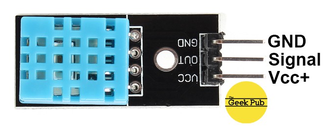 Sensor Wiki: KY-015 / DHT11 Combination Temperature and Humidity Sensor ...