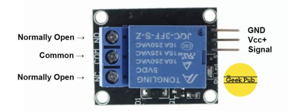Sensor Wiki: KY-019 Relay Module - The Geek Pub