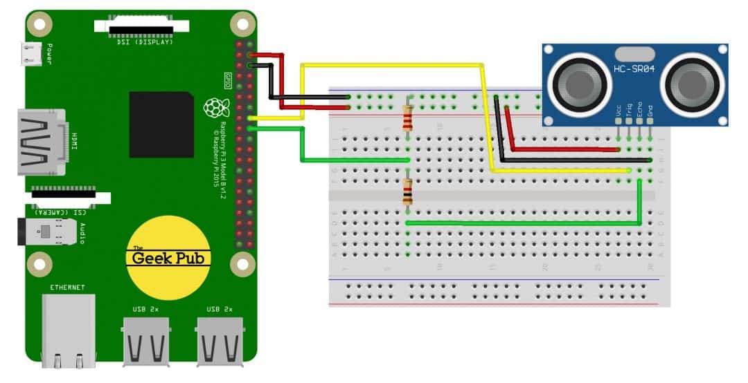 Sensor Wiki: KY-050 / HC-SR04 Ultrasonic Sensor - The Geek Pub