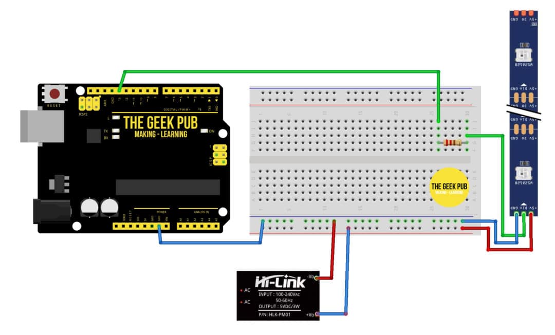 Arduino Knight Rider Leds Cylon Eye The Geek Pub