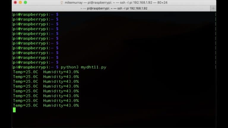 Using the DHT11 Temperature Sensor with the Raspberry Pi - The Geek Pub