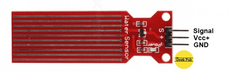 Sensor Wiki: Water Level Sensor (Leak Detection) - The Geek Pub