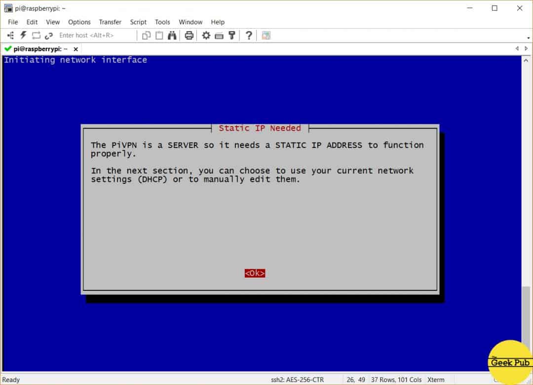 Setup a Raspberry Pi VPN Server - The Geek Pub