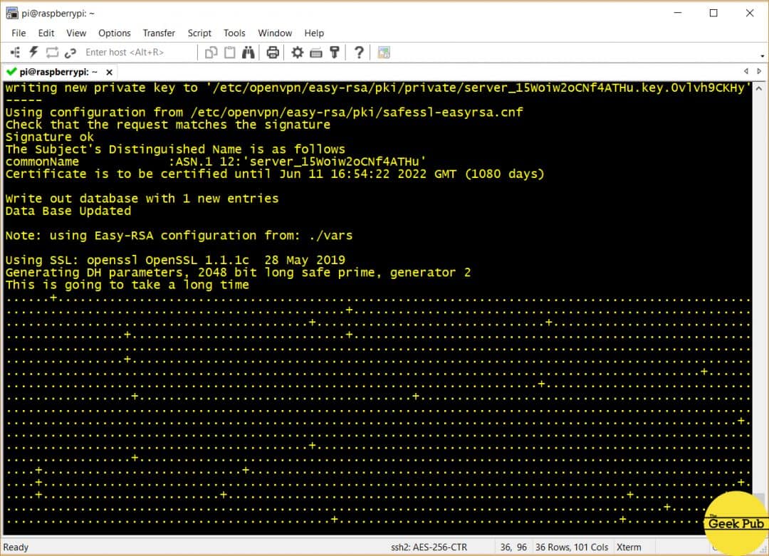 Setup a Raspberry Pi VPN Server - The Geek Pub