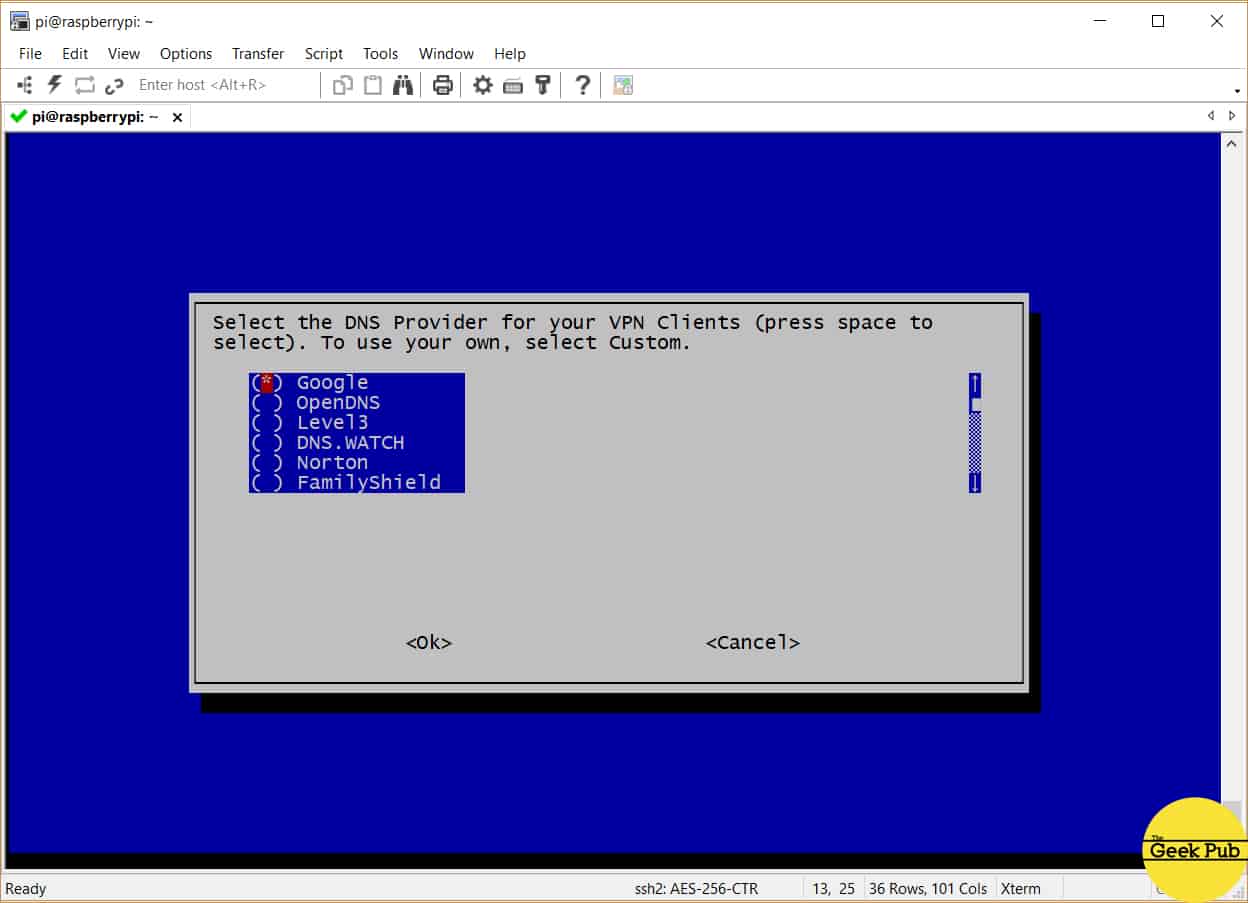 Setup a Raspberry Pi VPN Server - The Geek Pub