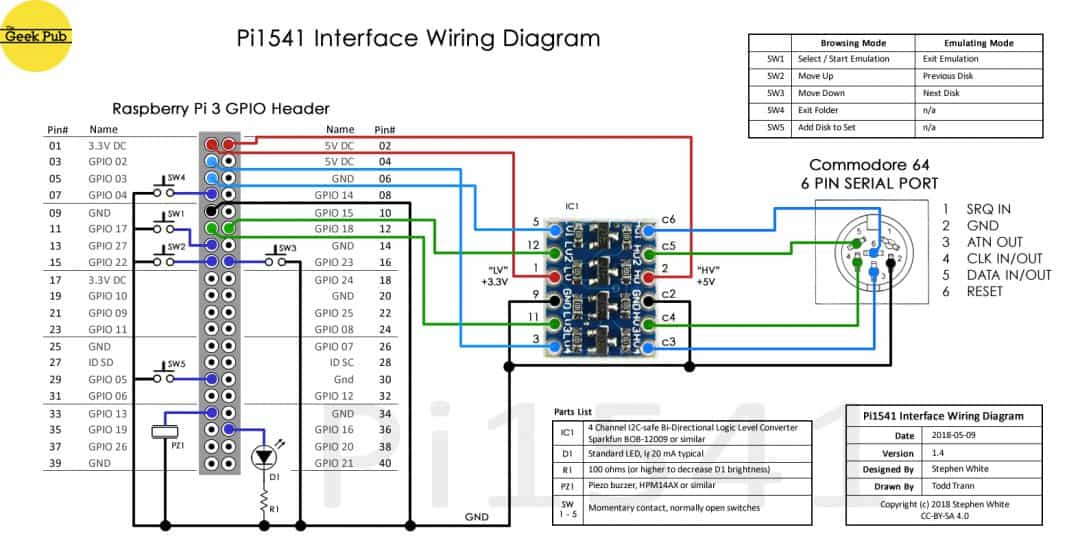 Pi1541 Build - The Geek Pub