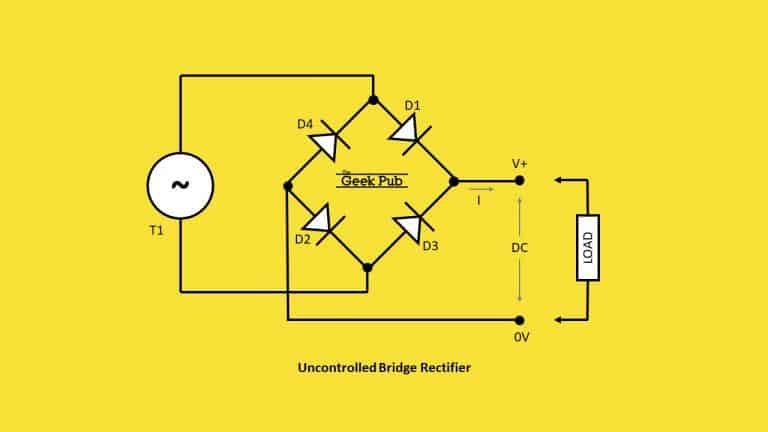 Bridge Rectifier Circuit - Electronics Basics - The Geek Pub