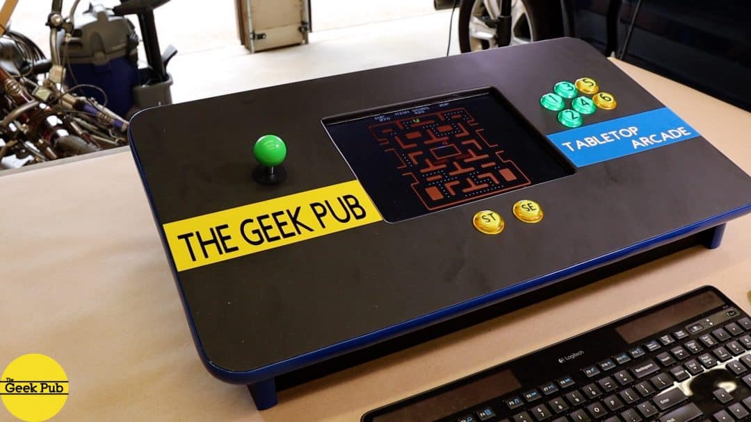 Tabletop Arcade Cabinet Plans - The Geek Pub