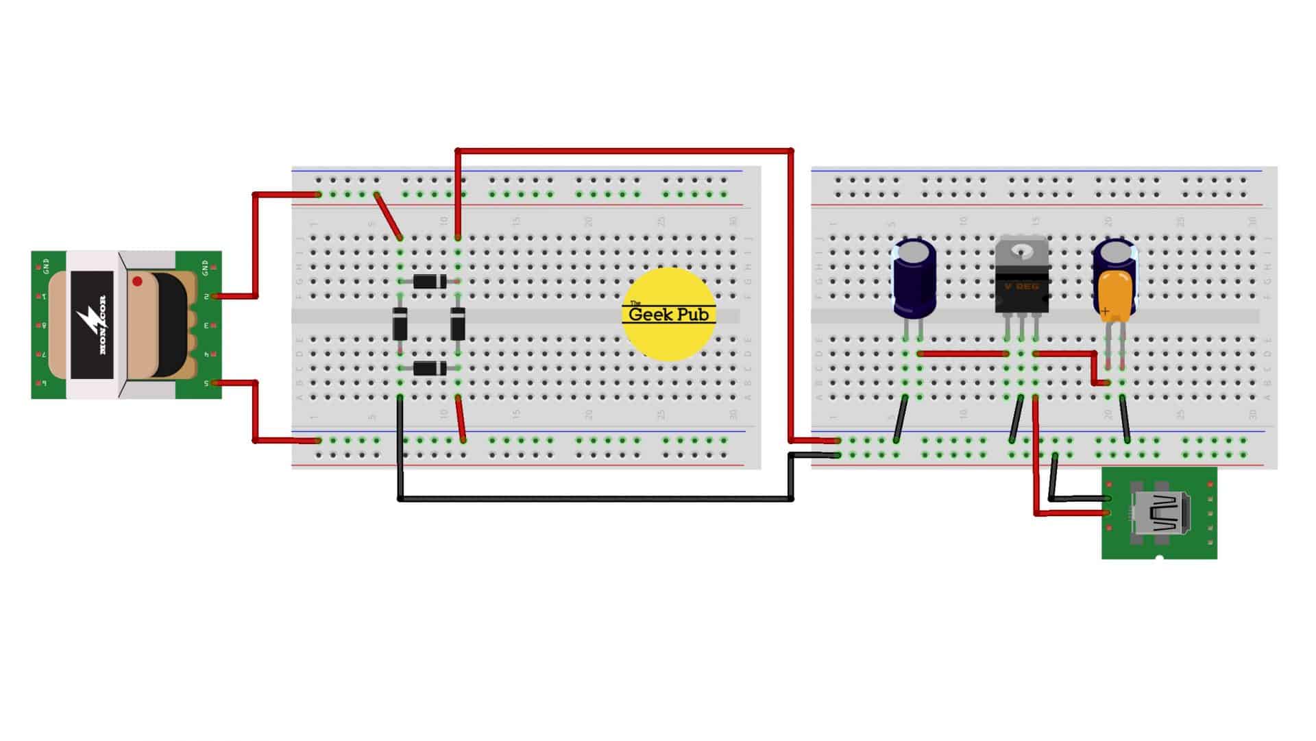 Building a USB Charger Circuit - The Geek Pub