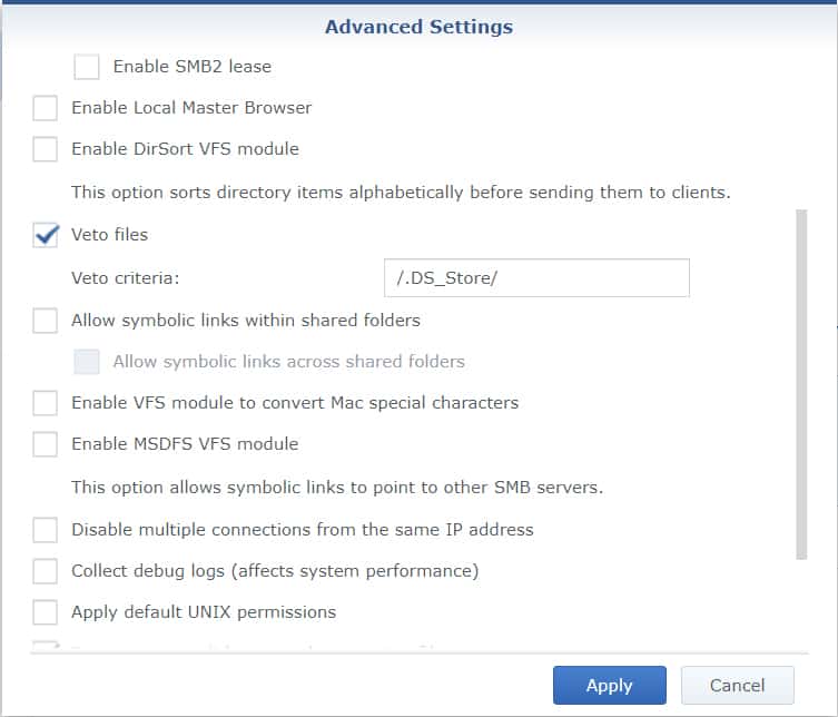 Block .DS_Store Files on a Synology NAS - The Geek Pub