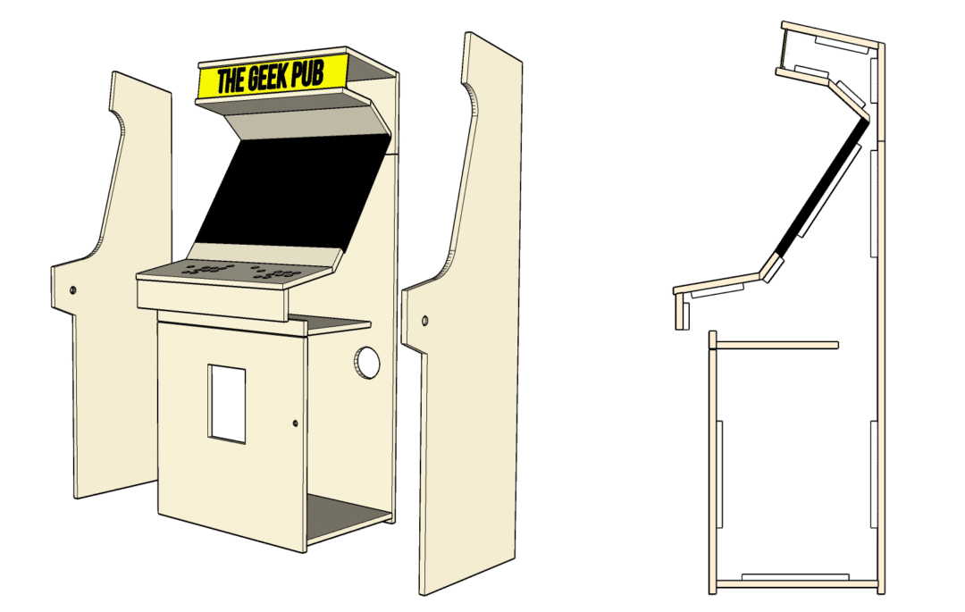 Arcade Cabinet Plans - The Geek Pub Arcade Cabinet Plans - The Geek Pub