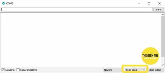 Arduino Serial Monitor Basics The Geek Pub