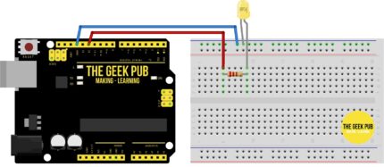 Arduino: Blinking an LED - The Geek Pub
