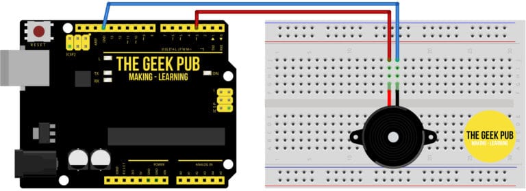 Arduino Piezo Buzzer Tutorial - The Geek Pub
