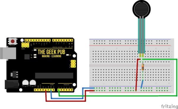 Arduino Force Sensor Tutorial - The Geek Pub