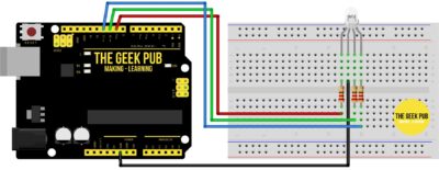 Arduino RGB LED Tutorial - The Geek Pub
