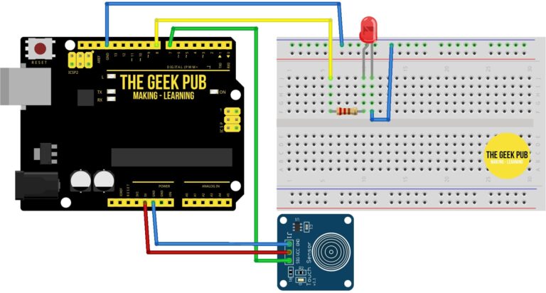 Arduino Touch Sensor Tutorial - The Geek Pub
