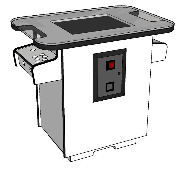 Cocktail Table Arcade Plans v7.1 (Universal) - The Geek Pub