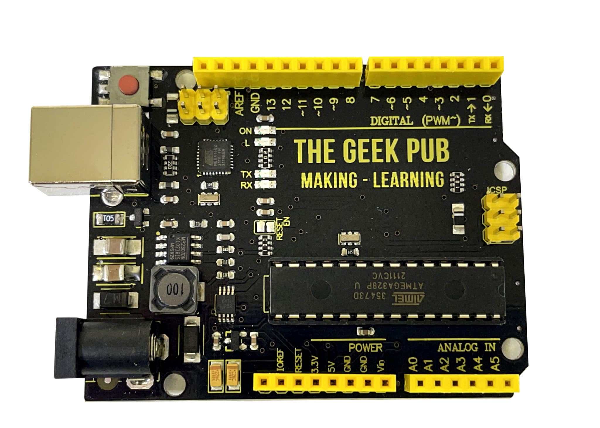 The Geek Pub Uno (Arduino Uno Clone) - The Geek Pub