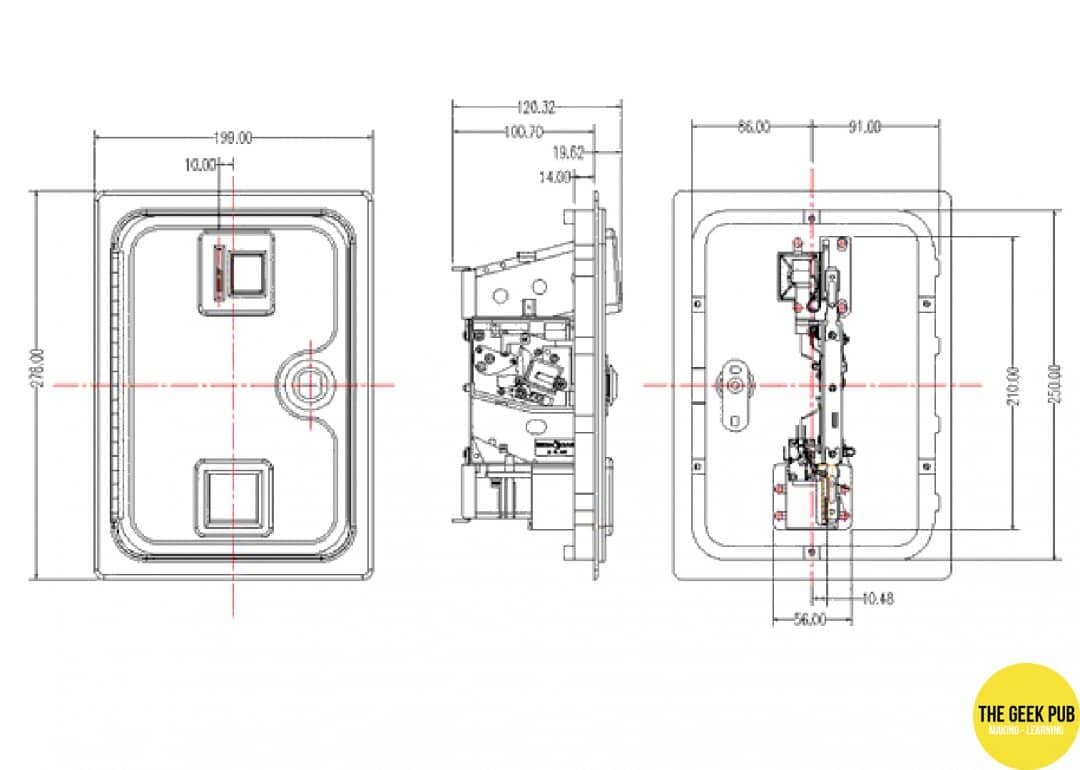 Arcade Coin Door (single) - The Geek Pub