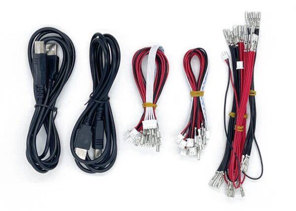 Arcade Control Kit 2-Player LED Blue/Red - The Geek Pub