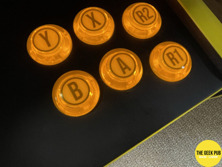 Arcade Button Labels - The Geek Pub