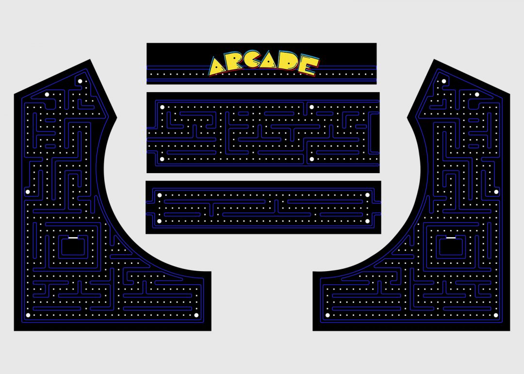 Die-Cut Arcade Button Labels (Clear) - The Geek Pub