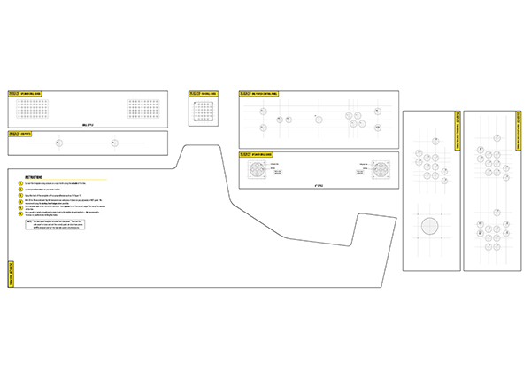 Full-Size Arcade Printed Templates Rounded Side Panels - The Geek Pub