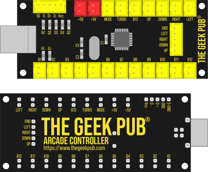 Arcade Controls Wiring Instructions - The Geek Pub