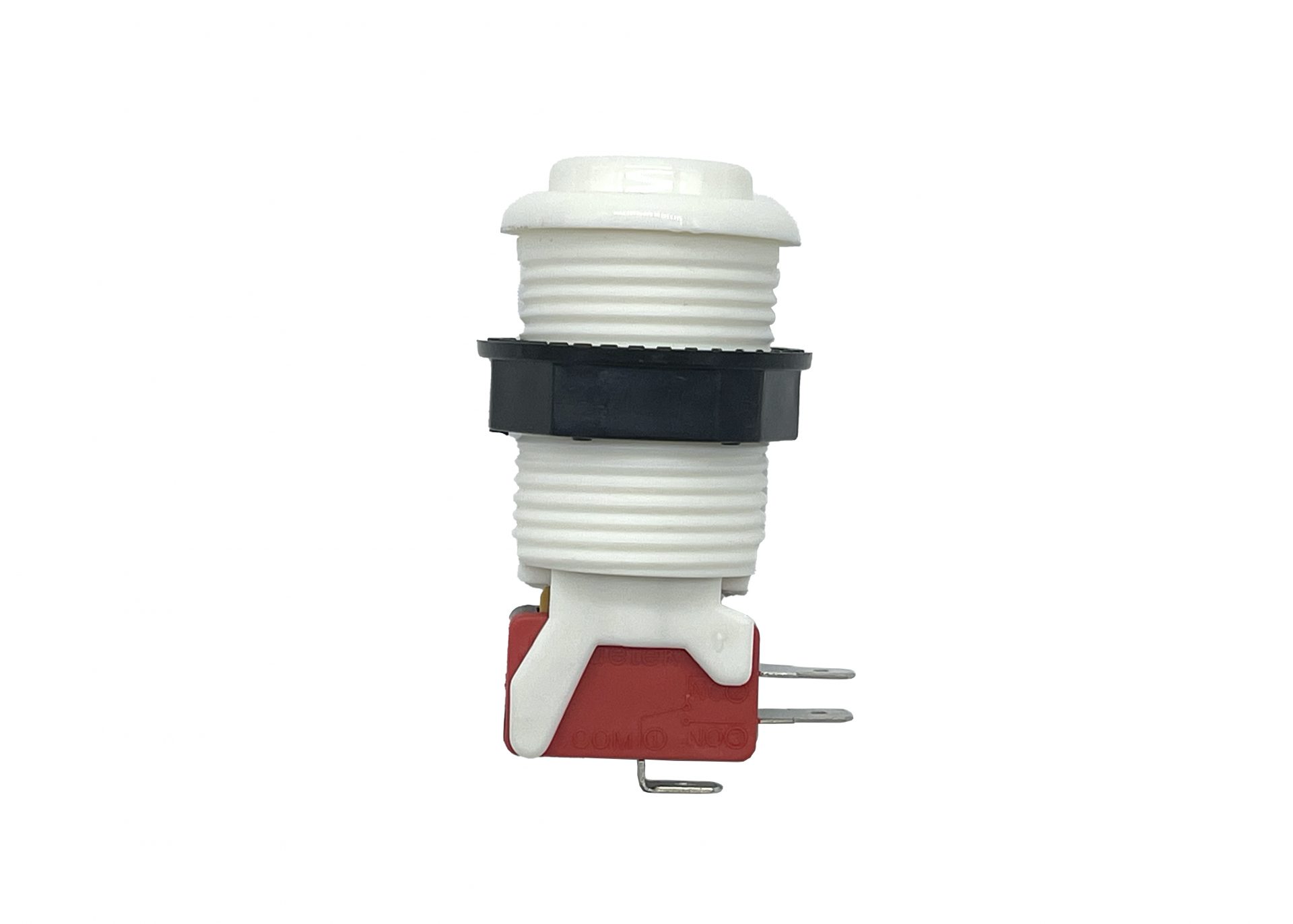 White American Arcade Button 30mm - The Geek Pub