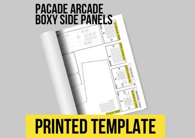 Arcade Cabinet Printed Templates - The Geek Pub