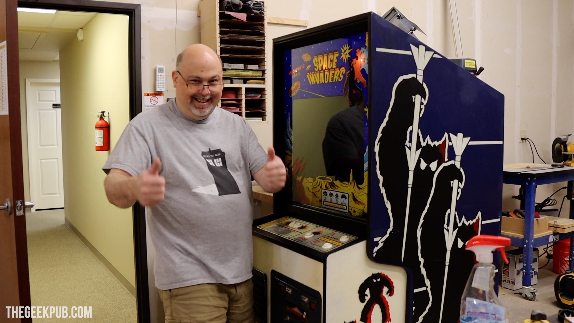 Space Invaders Arcade Repair - The Geek Pub