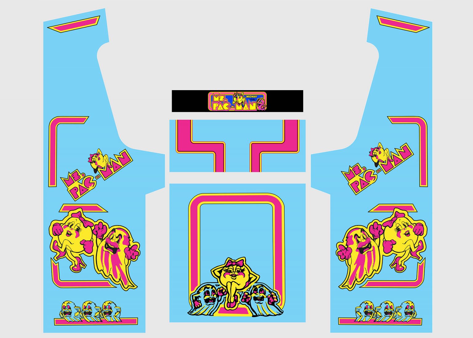 Space Invaders Bartop Arcade Cabinet Skin - The Geek Pub